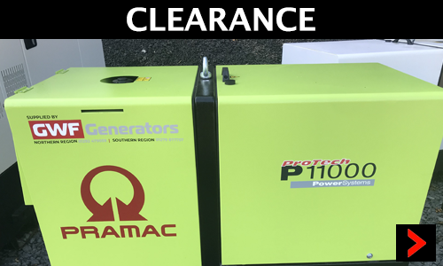 Clearance - GWF Generators