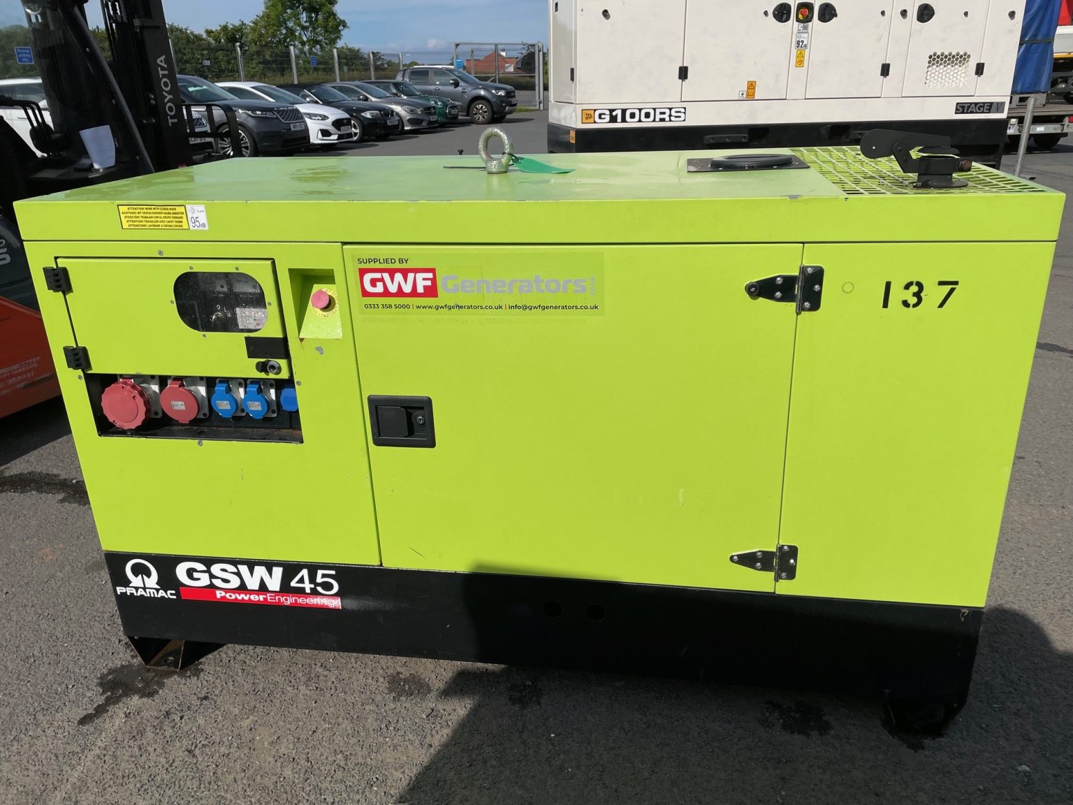 Pramac GSW 45Y Diesel Generator - Used (SOLD) - GWF Generators